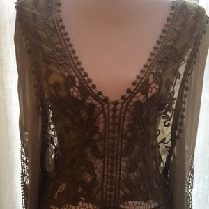 Despi | Swim | Despi Swimwear Silk Georgette Caftan In Topaz | Poshmark